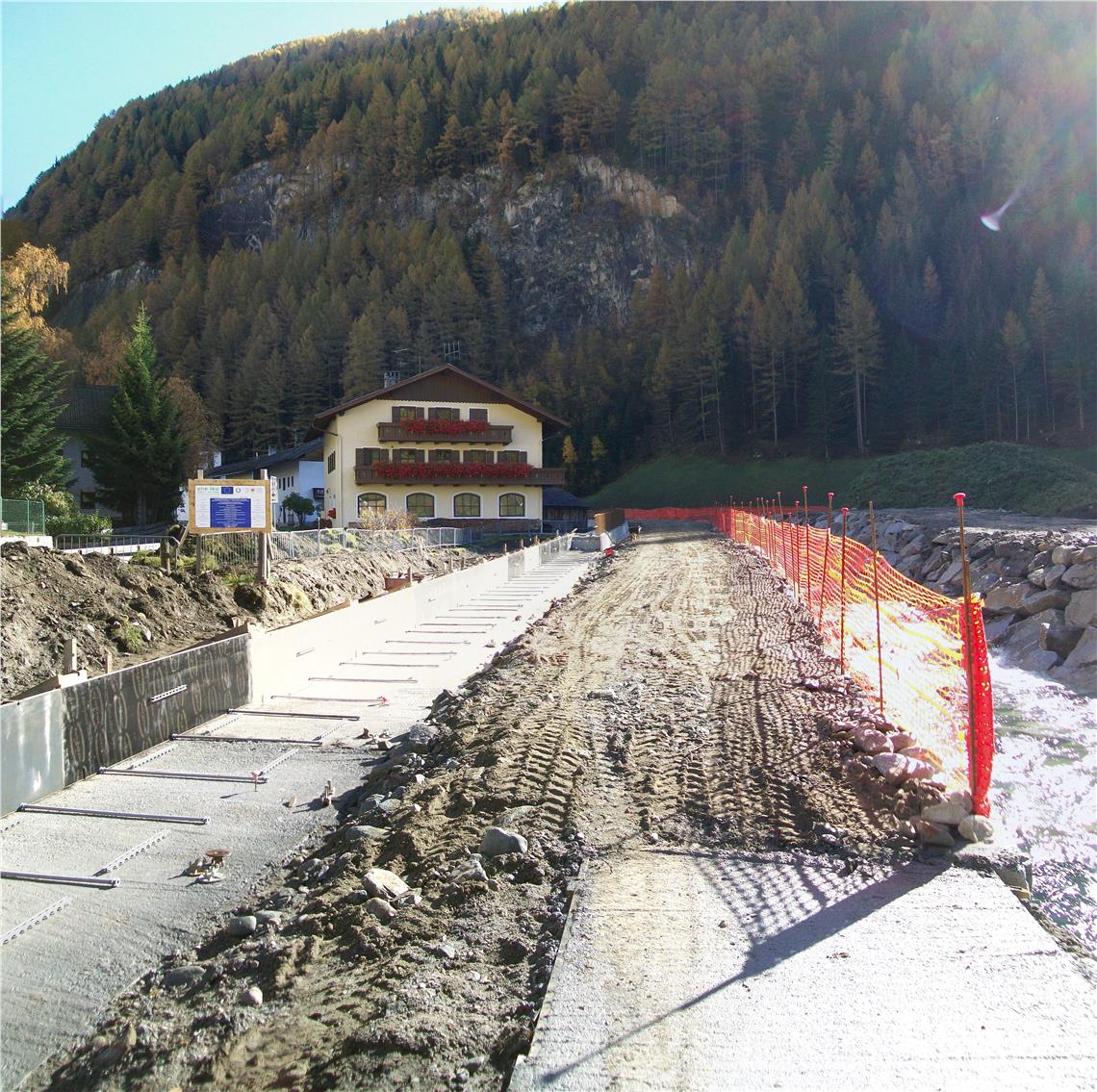 Prettau - Hochwasserschutz für die Ahr - Puschtra
